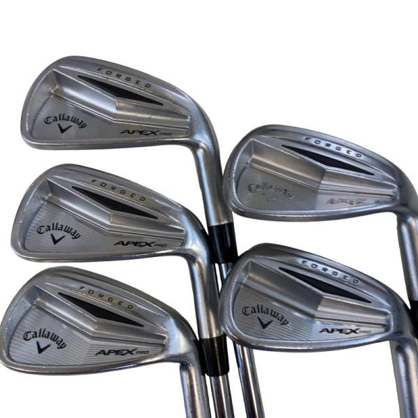 中古　Cランク　キャロウェイ　ＡＰＥＸ　ＡＰＥＸ　ＰＲＯ　　６Ｓ（実本数：５本セット）　アイアンセット　Ｍｅｍｐｈｉｓ　１０　ＤＢ 　フレックスＳＲ ロフト角:26.00