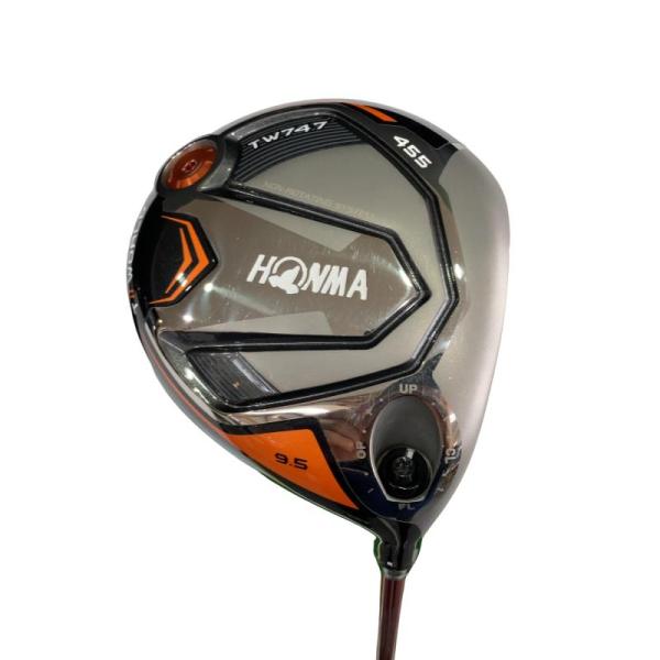 中古　Cランク　本間ゴルフ　ＴＯＵＲ　ＷＯＲＬＤ　ＴＯＵＲ　ＷＯＲＬＤ　ＴＷ７４７　４５５　　９．５°　ドライバー　ＶＩＺＡＲＤ　ＦＤ−６ 　フレックスＳ ロフト角:9.50