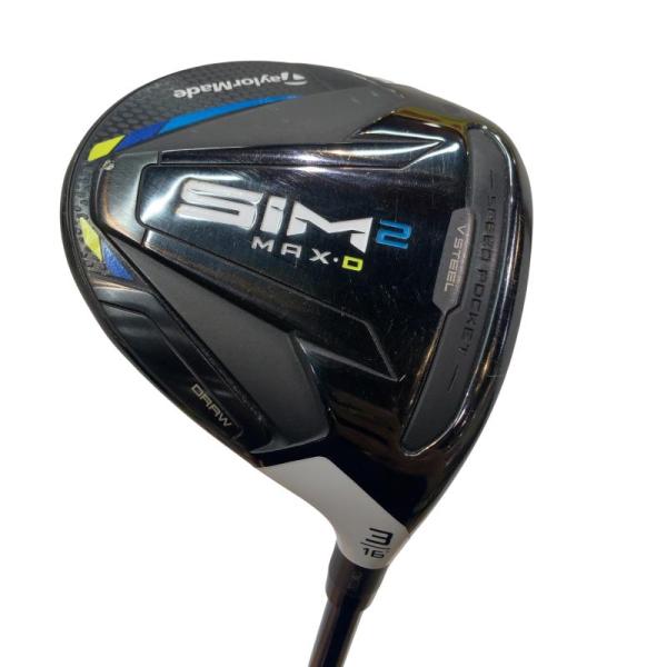 中古　Cランク　テーラーメイド　ＳＩＭ２　ＳＩＭ２　ＭＡＸ−Ｄ　３Ｗ　フェアウェイウッド　ＴＥＮＳＥＩ　ＢＬＵＥ　ＴＭ５０（ＳＩＭ２　ＦＷ） 　フレックスＲ ロフト角:16.00