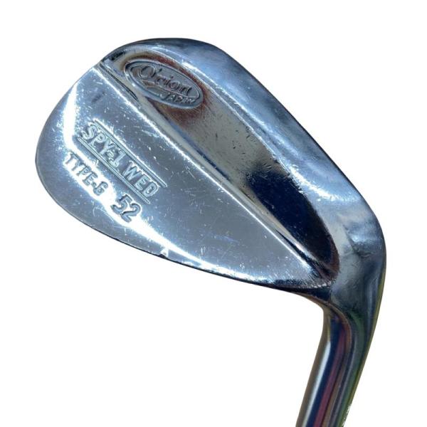 中古　Dランク　ＯＲＩＯＮ（オライオン）　ＳＰＹ−１　ＷＥＤ　ＳＰＹ−１　ＷＥＤ　ＴＹＰＥ−Ｇ（メッキ仕上げ）　５２°　ウェッジ　リシャフト 　フレックスその他 ロフト角:52.00