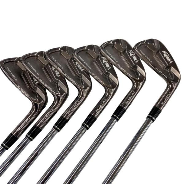 中古　Cランク　本間ゴルフ　ＴＯＵＲ　ＷＯＲＬＤ　ＴＯＵＲ　ＷＯＲＬＤ　ＴＷ７３７Ｖｓ　６Ｓ（実本数：６本セット）　アイアンセット　純正特注シャフト 　フレックスＲ ロフト角:24.00