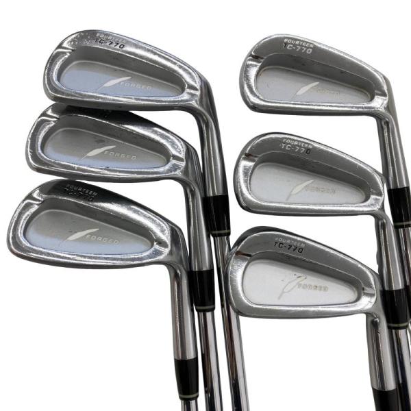 中古　Cランク　フォーティーン　ＴＣ　ＴＣ−７７０　ＦＯＲＧＥＤ（２００９）　６Ｓ（実本数：６本セット）　アイアンセット　ＮＳ　ＰＲＯ　９５０ＧＨ 　フレックスＳ ロフト角:26.00