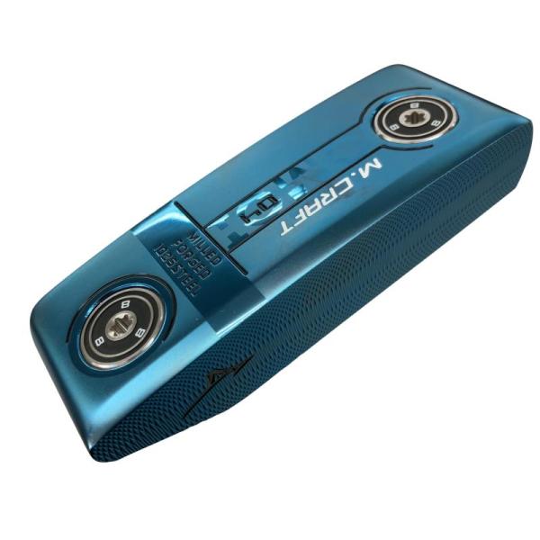 中古　Bランク　ミズノ　Ｍ．ＣＲＡＦＴ　ＯＭＯＩ　Ｍ．ＣＲＡＦＴ　ＯＭＯＩ　０４　ブルー　３４インチ　パター　スチール 　フレックスその他 ロフト角:3.00
