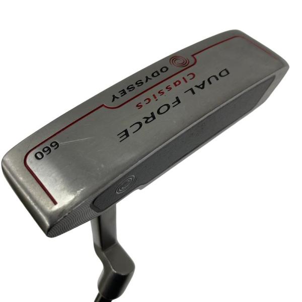 中古　Cランク　オデッセイ　ＤＵＡＬ　ＦＯＲＣＥ　Ｃｌａｓｓｉｃｓ　ＤＵＡＬ　ＦＯＲＣＥ　Ｃｌａｓｓｉｃｓ　６６０　３２インチ　パター　スチール 　フレックスその他 ロフト角:3.00