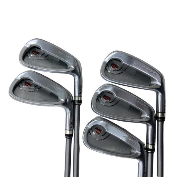 中古　Cランク　プロギア　ｅｇｇ　ｅｇｇ　ＰＦ（２０１７）　　６Ｓ（実本数：５本セット）　アイアンセット　ｅｇｇオリジナルカーボン 　フレックスＳ ロフト角:26.00
