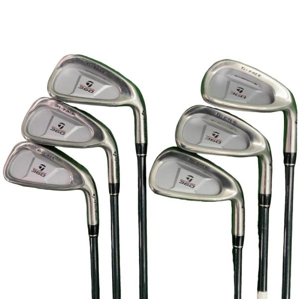中古　Cランク　テーラーメイド　Ｔａｙｌｏｒ　Ｍａｄｅ　Ｔａｙｌｏｒ　Ｍａｄｅ　３６０Ｔｉ−ＦＡＣＥ　　６Ｓ（実本数：６本セット）　アイアンセット　Ｆ．Ｔ．Ｇ．＋ 　フレックスＲ ロフト角:26.00