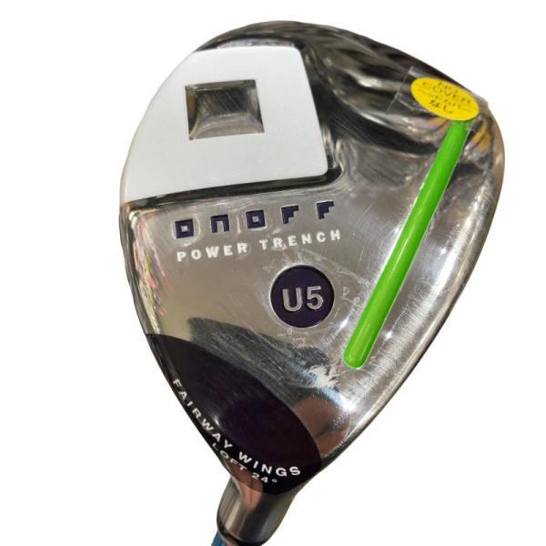 中古　Cランク　ダイワ（グローブライド）　ＯＮＯＦＦ　ＯＮＯＦＦ　ＦＡＩＲＷＡＹ　ＷＩＮＧＳ（２０１６）　Ｕ５　レディース　ユーティリティ　ＳＭＯＯＴＨ　ＫＩＣＫ　ＬＰ−４１６Ｕ（ターコイズブルー） 　フレックスＡ ロフト角:24.00