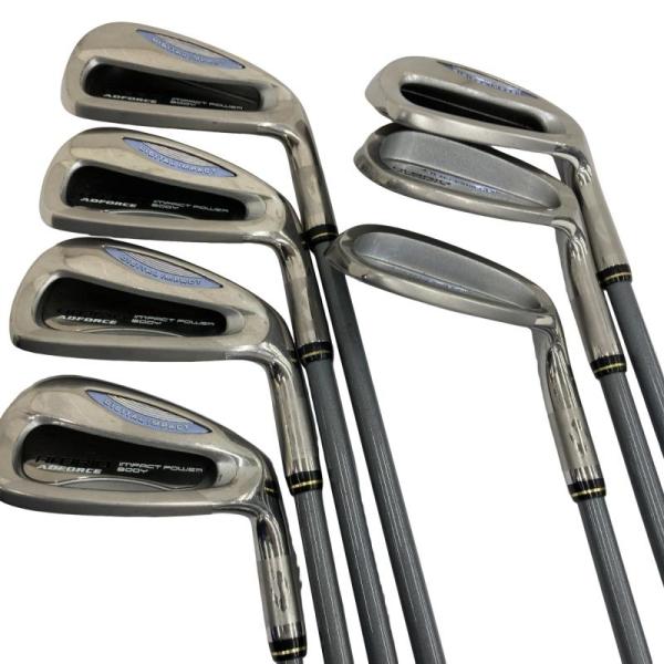 中古　Cランク　ダンロップ　ＨＩ−ＢＲＩＤ　ＨＩ−ＢＲＩＤ　ＡＤＦＯＲＣＥ　　７Ｓ　レディース（実本数：７本セット）　アイアンセット　ＨＩ−ＢＲＩＤ　ＨＢ−３００ 　フレックスＬ ロフト角:26.00