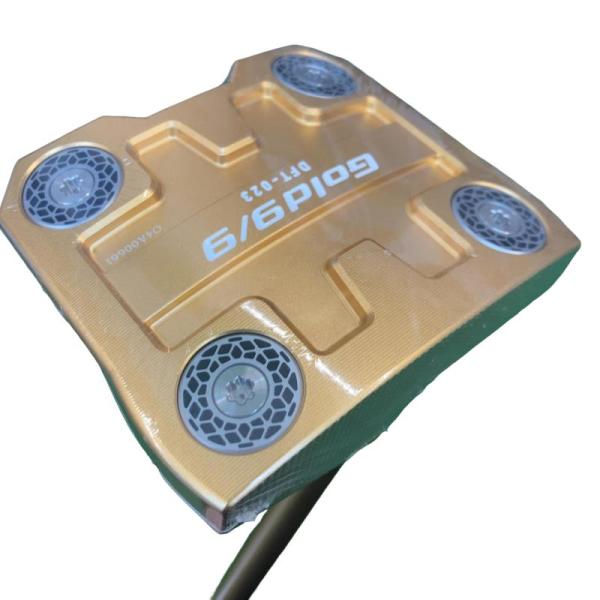 中古　Aランク　キャスコ　Ｇｏｌｄ　Ｇｏｌｄ　９／９　ＤＥＬＴＡ−ＦＡＣＥ　Ｔｕｒｔｌｅ　ＤＦＴ−０２３　３４インチ　パター　オリジナルカーボン 　フレックスその他 ロフト角:1.50