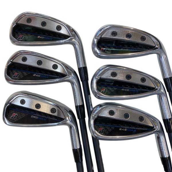 中古　Cランク　ブリヂストン　ＢＲＩＤＧＥＳＴＯＮＥ　ＢＲＩＤＧＥＳＴＯＮＥ　２４５ＭＡＸ　７Ｓ（実本数：６本セット）　アイアンセット　ＶＡＮＱＵＩＳＨ　ＢＳｉ　ｆｏｒ　ＭＡＸ 　フレックスＲ ロフト角:27.00
