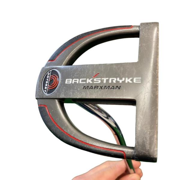 中古　Cランク　オデッセイ　ＢＡＣＫ　ＳＴＲＹＫＥ　ＢＡＣＫ　ＳＴＲＹＫＥ　ＭＡＲＸＭＡＮ　３２インチ　パター　スチール 　フレックスその他 ロフト角:5.00