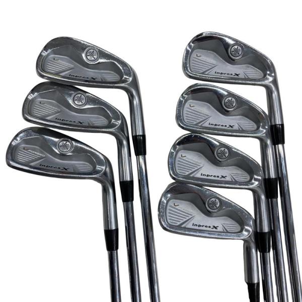中古　Cランク　ヤマハ　ｉｎｐｒｅｓ　Ｘ　ｉｎｐｒｅｓ　Ｘ　Ｖ　ＦＯＲＧＥＤ（２０１１）　８Ｓ（実本数：７本セット）　アイアンセット　ＮＳ　ＰＲＯ　９５０ＧＨ 　フレックスＳ ロフト角:32.00