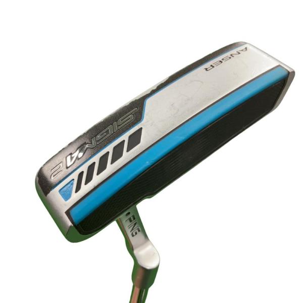 中古　Cランク　ピン　ＳＩＧＭＡ　２　ＳＩＧＭＡ　２　ＡＮＳＥＲ　プラチナム　３３インチ（ＰＰ６２）　パター　スチール 　フレックスその他 ロフト角:3.00