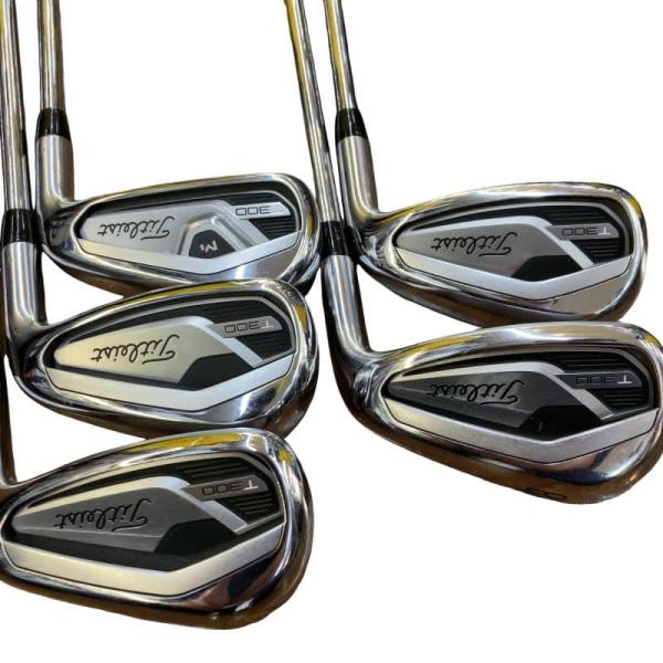 中古　Cランク　タイトリスト　Ｔｉｔｌｅｉｓｔ　Ｔｉｔｌｅｉｓｔ　Ｔ３００（２０２１）　６Ｓ（実本数：６本セット）　アイアンセット　ＮＳ　ＰＲＯ　８８０　ＡＭＣ 　フレックスＳ ロフト角:29.00