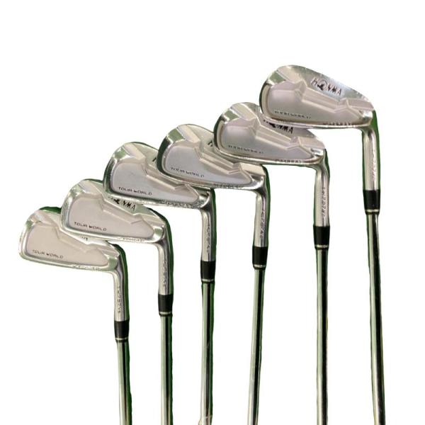 中古　Cランク　本間ゴルフ　ＴＯＵＲ　ＷＯＲＬＤ　ＴＯＵＲ　ＷＯＲＬＤ　ＴＷ７３７Ｖｓ　６Ｓ（実本数：６本セット）　アイアンセット　純正特注シャフト 　フレックスＳ ロフト角:24.00