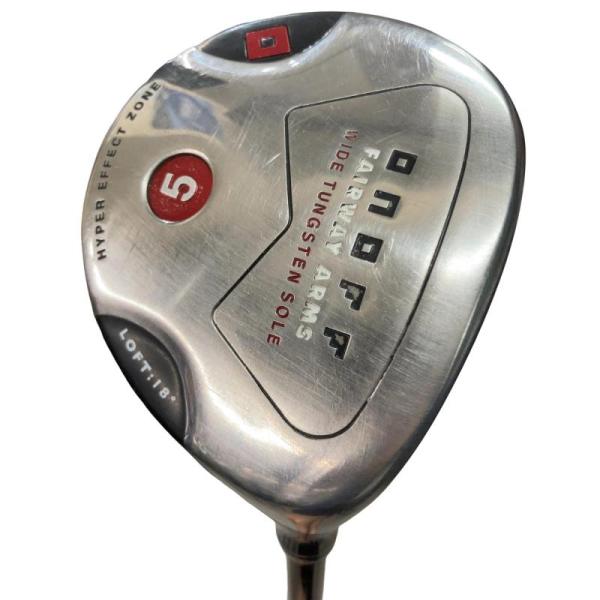 中古　Cランク　ダイワ（グローブライド）　ＯＮＯＦＦ　ＯＮＯＦＦ　ＡＲＭＳ（２００８）　５Ｗ　フェアウェイウッド　ＳＭＯＯＴＨ　ＫＩＣＫ　ＭＰ−５０８Ｆ 　フレックスＲ ロフト角:18.00