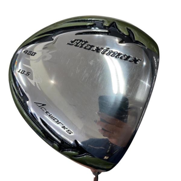 中古　Cランク　ワークスゴルフ　Ａｃｔｗｏｒｋｓ　Ａｃｔｗｏｒｋｓ　ＭＡＸＩＭＡＸ　１０．５°　ドライバー　ＷＯＲＫＴＥＣ　Ｖ−ＳＰＥＣ　α−ＩＩＩ 　フレックスＲ ロフト角:10.50
