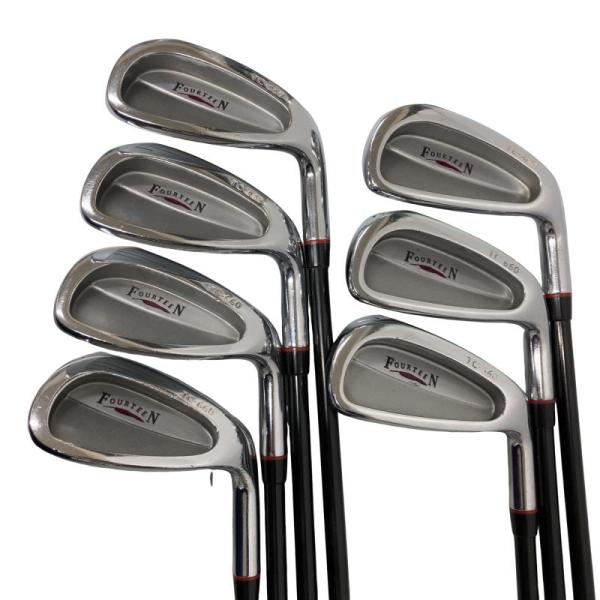 中古　Dランク　フォーティーン　ＴＣ　ＴＣ−６６０　８Ｓ（実本数：８本セット）　アイアンセット　ＭＤ−３７０ｉ 　フレックスＲ ロフト角:26.00