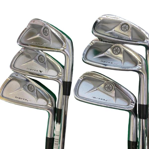 中古　Cランク　ヤマハ　ｉｎｐｒｅｓ　Ｘ　ｉｎｐｒｅｓ　Ｘ　Ｖ　ＦＯＲＧＥＤ（２０１０）　６Ｓ（実本数：６本セット）　アイアンセット　ＮＳ　ＰＲＯ　９５０ＧＨ 　フレックスＳ ロフト角:25.00