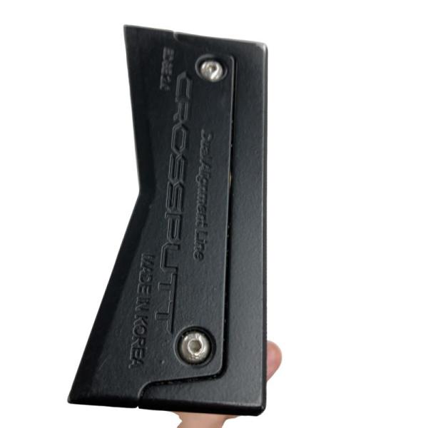 中古　Cランク　ＣＲＯＳＳＰＵＴＴ　ＣＲＯＳＳＰＵＴＴ　ＣＲＯＳＳＰＵＴＴ　Ｅｄｇｅ２．０（ブラック）　３４インチ　パター　スチール 　フレックスその他 ロフト角:3.00