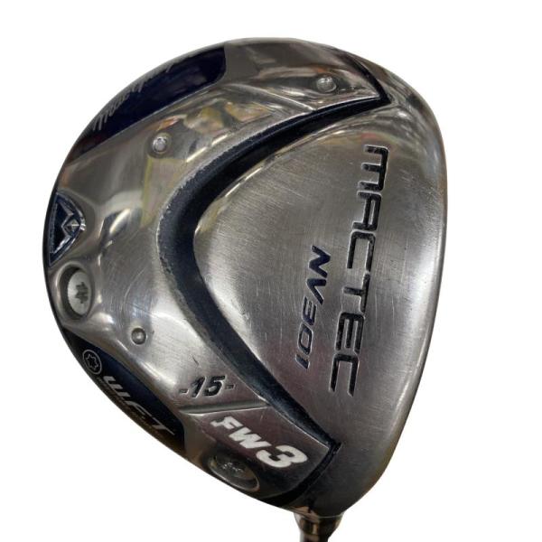 中古　Cランク　マグレガー　ＭＡＣＴＥＣ　ＭＡＣＴＥＣ　ＮＶ３０１　３Ｗ　フェアウェイウッド　ＮＶ−３０１Ｆ 　フレックスＳＲ ロフト角:15.00