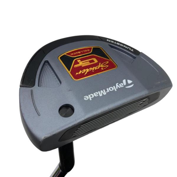 中古　Cランク　テーラーメイド　Ｓｐｉｄｅｒ　ＧＴ　Ｓｐｉｄｅｒ　ＧＴ　ＲＯＬＬＢＡＣＫ　ＳＩＬＶＥＲ　スモールスラント　３４インチ　パター　スチール 　フレックスその他 ロフト角:3.00