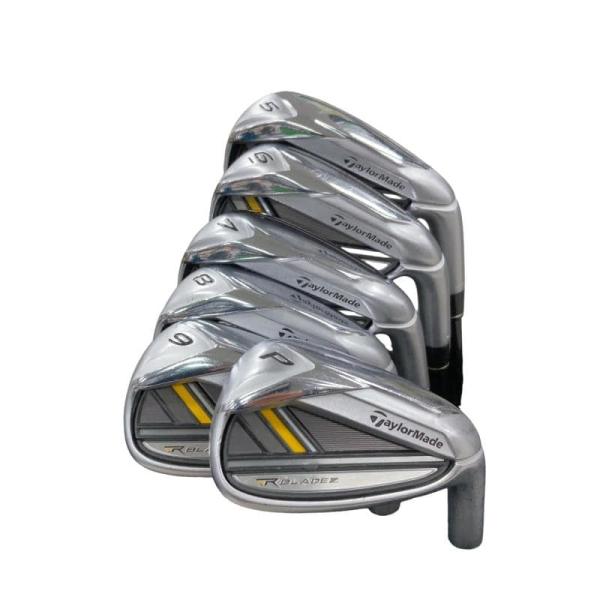 中古　Cランク　テーラーメイド　ＲＯＣＫＥＴ　ＢＬＡＤＥＺ　ＲＯＣＫＥＴ　ＢＬＡＤＥＺ　　６Ｓ（実本数：６本セット）　アイアンセット　ＴＭ７−１１３ 　フレックスＲ ロフト角:23.00