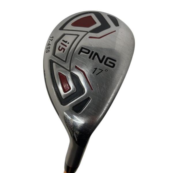 中古　Cランク　ピン　ｉ１５　ｉ１５　１７°　ユーティリティ　リシャフト 　フレックスその他 ロフト角:17.00