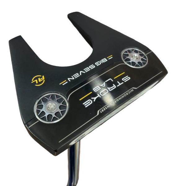 中古　Cランク　オデッセイ　ＳＴＲＯＫＥ　ＬＡＢ　ＢＬＡＣＫ　ＳＴＲＯＫＥ　ＬＡＢ　ＢＬＡＣＫ　ＢＩＧ　ＳＥＶＥＮ　ＡＲＭＬＯＣＫ　３９インチ　パター　ＳＴＲＯＫＥ　ＬＡＢ　ＢＬＡＣＫ 　フレックスその他 ロフト角:7.00