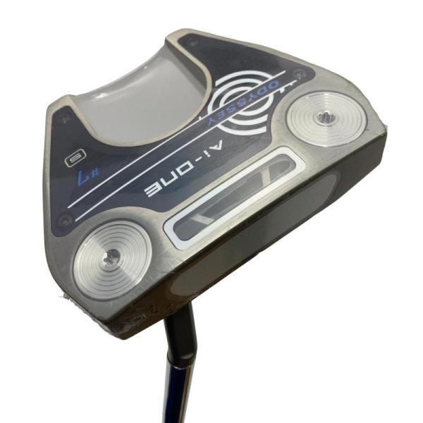 中古　Aランク　オデッセイ　Ａｉ−ＯＮＥ　Ａｉ−ＯＮＥ　＃７　Ｓ　シルバー　３４インチ　パター　ＳＴＲＯＫＥ　ＬＡＢ　９０　スチール 　フレックスその他 ロフト角:3.00