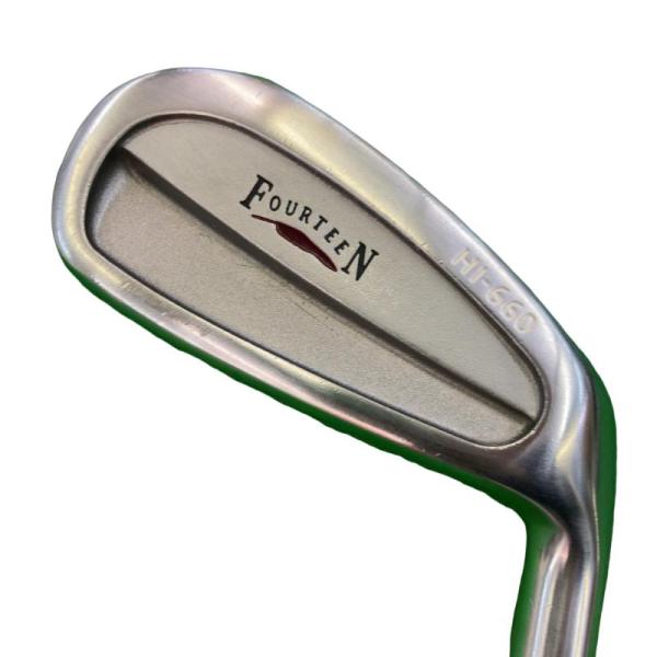 中古　Cランク　フォーティーン　ＨＩ　ＨＩ−６６０　＃４　単品アイアン　ＭＤ−３７０ｉ 　フレックスＲ ロフト角:23.00
