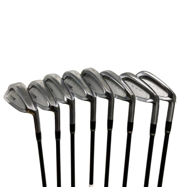 中古　Cランク　プロギア　ＤＡＴＡ　ＤＡＴＡ８１１　１０Ｓ（実本数：８本セット）　アイアンセット　ＤＡＴＡ０８０ 　フレックスＳＲ ロフト角:27.00