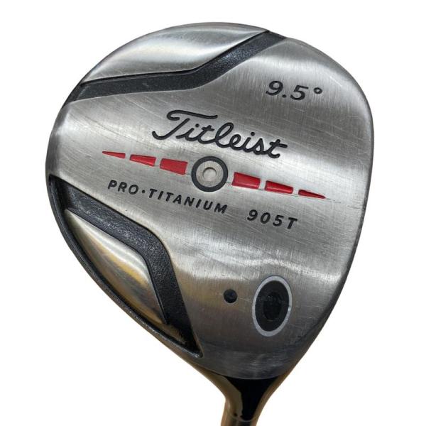 中古　Dランク　タイトリスト　ＰＲＯ　ＴＩＴＡＮＩＵＭ　ＰＲＯ　ＴＩＴＡＮＩＵＭ　９０５Ｔ　　９．５°　ドライバー　Ｔｏｕｒ　ＡＤ　Ｍ−６５ 　フレックスＳ ロフト角:9.50