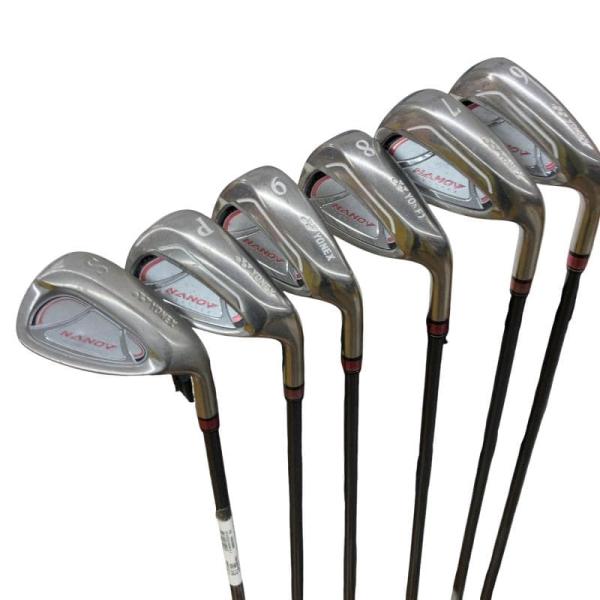 中古　Cランク　ヨネックス　ＣＹＢＥＲ　ＳＴＡＲ　ＣＹＢＥＲ　ＳＴＡＲ　ＮＡＮＯ　Ｖ　ＮＥＸＴＡＧＥ　ＦＬ　８Ｓ　レディース（実本数：６本セット）　アイアンセット　ＮＡＮＯ　ＨＩ−ＳＰＥＥＤ　３００（アイアン） 　フレックスＬ ロフト角:3...