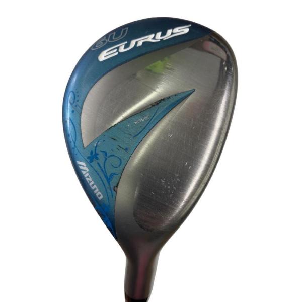 中古　Dランク　ミズノ　ＥＵＲＵＳ　ＥＵＲＵＳ（２０１７）　ターコイズブルー　Ｕ６　レディース　ユーティリティ　ＥＸＳＡＲ（２０１７） 　フレックスＬ ロフト角:30.00