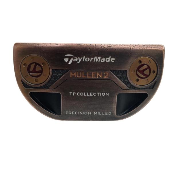 中古　Cランク　テーラーメイド　ＴＰ　ＣＯＬＬＥＣＴＩＯＮ　ＢＬＡＣＫ　ＣＯＰＰＥＲ　ＴＰ　ＣＯＬＬＥＣＴＩＯＮ　ＢＬＡＣＫ　ＣＯＰＰＥＲ　ＭＵＬＬＥＮ　２　３４インチ（ラムキン）　パター　スチール 　フレックスその他 ロフト角:3.50