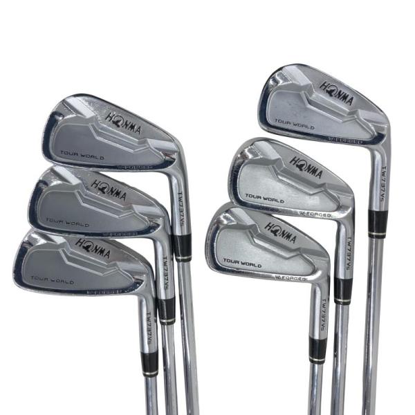 中古　Cランク　本間ゴルフ　ＴＯＵＲ　ＷＯＲＬＤ　ＴＯＵＲ　ＷＯＲＬＤ　ＴＷ７３７Ｖｓ　６Ｓ（実本数：６本セット）　アイアンセット　ＮＳ　ＰＲＯ　ＭＯＤＵＳ３　ＴＯＵＲ１０５ 　フレックスＳ ロフト角:24.00