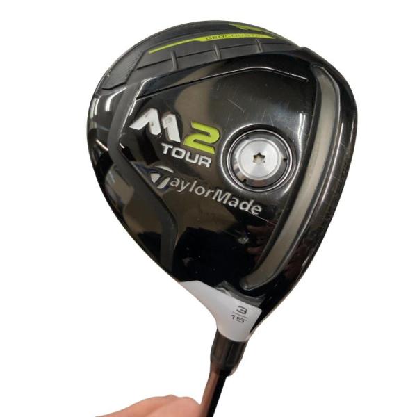 中古　Cランク　テーラーメイド　Ｍ２　Ｍ２　ＴＯＵＲ（２０１７）　３Ｗ　フェアウェイウッド　純正特注シャフト 　フレックスＳ ロフト角:15.00