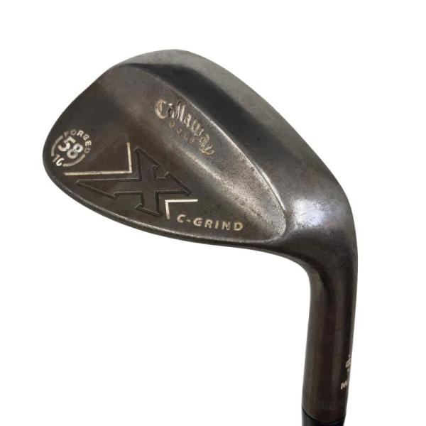 中古　Cランク　キャロウェイ　Ｘ　Ｘ　ＦＯＲＧＥＤ　ニュー・ビンテージ　５８ＭＤ−１０　Ｃ−ＧＲＩＮＤ　ウェッジ　ＮＳ　ＰＲＯ　９５０ＧＨ 　フレックスＳ ロフト角:58.00