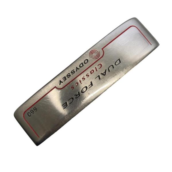 中古　Cランク　オデッセイ　ＤＵＡＬ　ＦＯＲＣＥ　Ｃｌａｓｓｉｃｓ　ＤＵＡＬ　ＦＯＲＣＥ　Ｃｌａｓｓｉｃｓ　６６０　３４インチ　パター　スチール 　フレックスその他 ロフト角:3.00