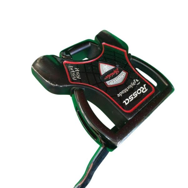 中古　Cランク　テーラーメイド　Ｒｏｓｓａ　ａｇｓｉ＋　Ｒｏｓｓａ　ａｇｓｉ＋　ｉｔｓｙ　ｂｉｔｓｙ　ＳＰＩＤＥＲ　ダブルベンド（Ｂｌａｃｋ）　３３インチ　パター　スチール 　フレックスその他 ロフト角:2.50