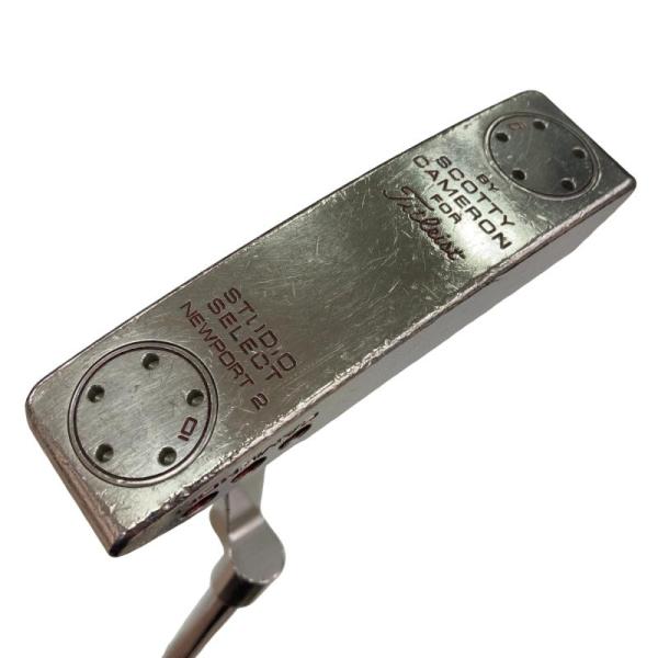 中古　Dランク　タイトリスト　ＳＣＯＴＴＹ　ＣＡＭＥＲＯＮ　ＳＴＵＤＩＯ　ＳＥＬＥＣＴ　ＳＣＯＴＴＹ　ＣＡＭＥＲＯＮ　ＳＴＵＤＩＯ　ＳＥＬＥＣＴ　ＮＥＷＰＯＲＴ　２　３５インチ（１０ｇ）　パター　スチール 　フレックスその他 ロフト角:4.00