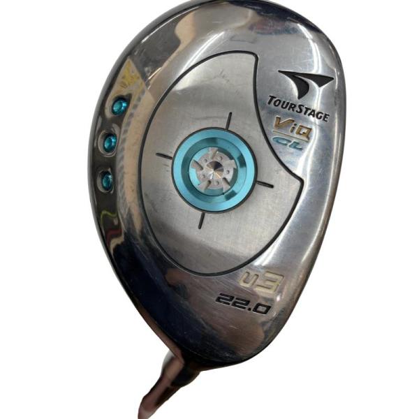 中古　Cランク　ブリヂストン　ＴＯＵＲＳＴＡＧＥ　ＴＯＵＲＳＴＡＧＥ　ＶｉＱ　ＣＬ（２００６）　Ｕ３　レディース　ユーティリティ　ＴＬＵ−４０　α 　フレックスＬ ロフト角:22.00