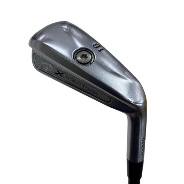 中古　Dランク　キャロウェイ　Ｘ　Ｘ　ＵＴＩＬＩＴＹ　Ｐｒｏｔｏｔｙｐｅ　１８°　ユーティリティ　Ｔｏｕｒ　ＡＤ　ＤＩ−７５　ＨＹＢＲＩＤ（ライムグリーン） 　フレックスＳ ロフト角:18.00