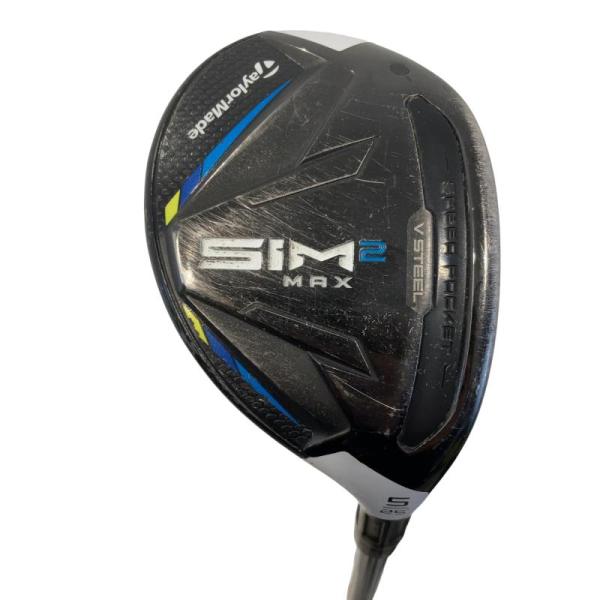 中古　Dランク　テーラーメイド　ＳＩＭ２　ＳＩＭ２　ＭＡＸ　Ｕ５　ユーティリティ　ＫＢＳ　ＭＡＸ　ＭＴ８５　ＪＰ 　フレックスＳ ロフト角:25.00