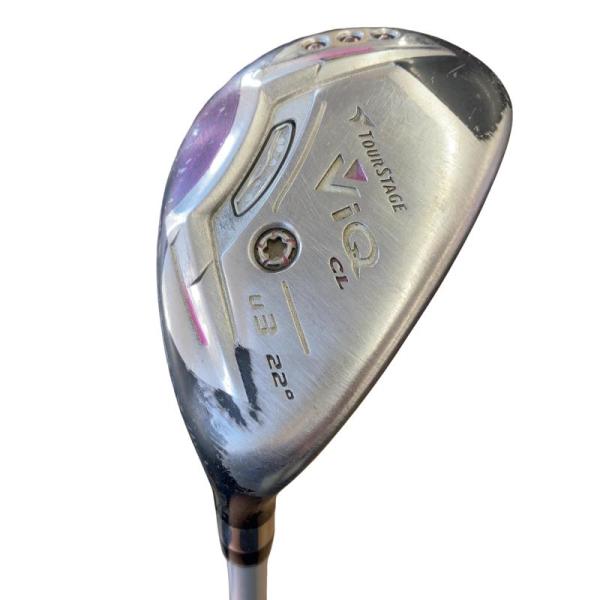 中古　Dランク　ブリヂストン　ＴＯＵＲＳＴＡＧＥ　ＴＯＵＲＳＴＡＧＥ　ＶｉＱ　ＣＬ（２０１２）　Ｕ３　レディース　ユーティリティ　ＶＴ−４０１Ｕ 　フレックスＬ ロフト角:22.00