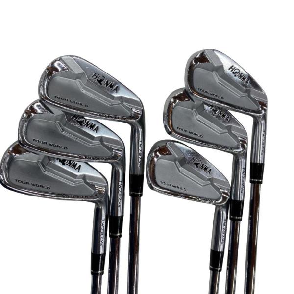 中古　Cランク　本間ゴルフ　ＴＯＵＲ　ＷＯＲＬＤ　ＴＯＵＲ　ＷＯＲＬＤ　ＴＷ７３７Ｖｓ　６Ｓ（実本数：６本セット）　アイアンセット　ＮＳ　ＰＲＯ　ＭＯＤＵＳ３　ＴＯＵＲ１０５ 　フレックスＳ ロフト角:24.00