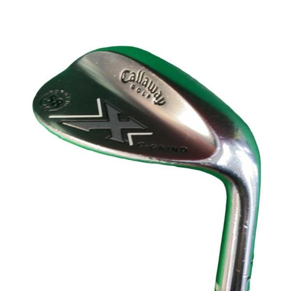 中古　Cランク　キャロウェイ　Ｘ　Ｘ　ＦＯＲＧＥＤ　ミルキークロム　５８ＭＤ−１０　Ｃ−ＧＲＩＮＤ　ウェッジ　Ｄｙｎａｍｉｃ　Ｇｏｌｄ 　フレックスＳ ロフト角:58.00