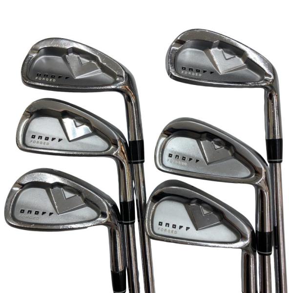 中古　Dランク　ダイワ（グローブライド）　ＯＮＯＦＦ　ＯＮＯＦＦ　ＦＯＲＧＥＤ（２０１１）　　６Ｓ（実本数：６本セット）　アイアンセット　ＮＳ　ＰＲＯ　９５０ＧＨ 　フレックスＳ ロフト角:25.00