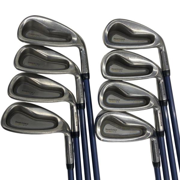 中古　Cランク　ブリヂストン　ＴＯＵＲＳＴＡＧＥ　ＴＯＵＲＳＴＡＧＥ　Ｖ３０１　ＣＬ　９Ｓ　レディース（実本数：８本セット）　アイアンセット　ＴＬＩ−４０ 　フレックスＬ ロフト角:32.00